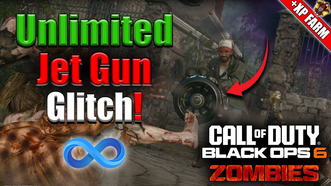 BO6 Zombies - Infinite Jet Gun Glitch! (Best Location) - YouTube
