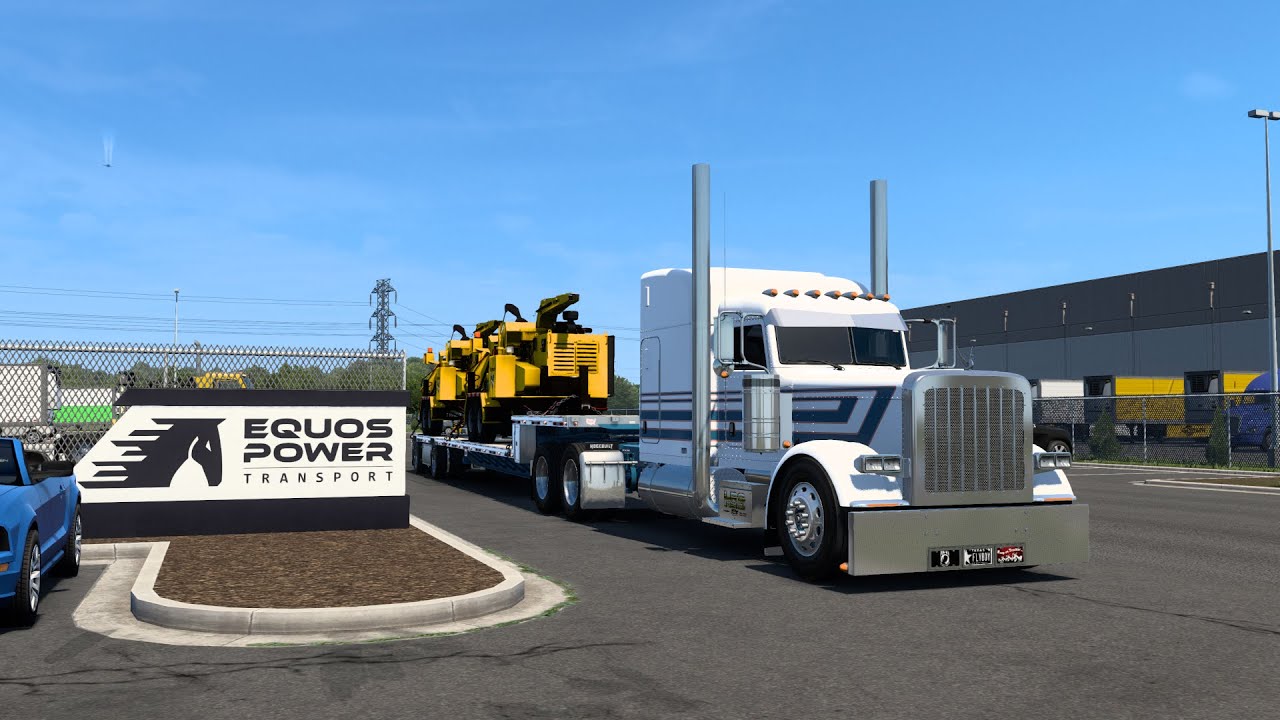 ATS Vermeer Wood chippers on the Pizzster Modding wade stepdeck, new ...