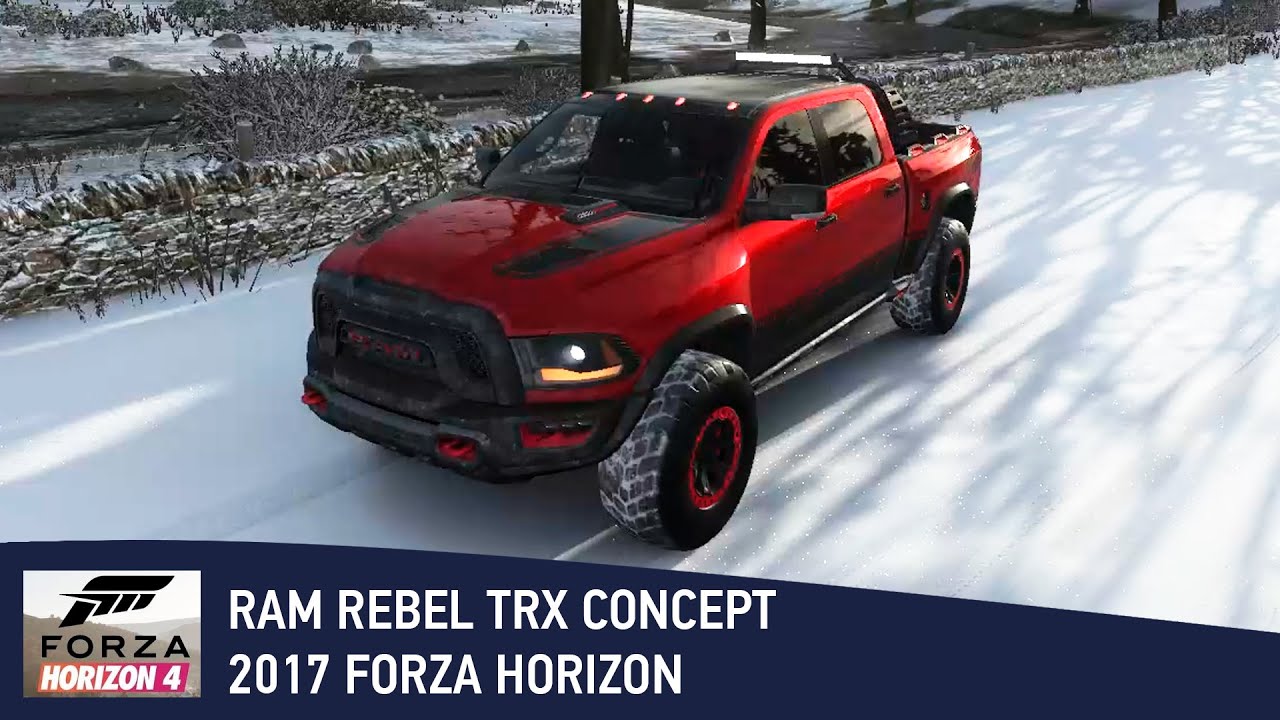 Car RAM Rebel TRX Concept 2017 in Forza Horizon 4 Gameplay - YouTube