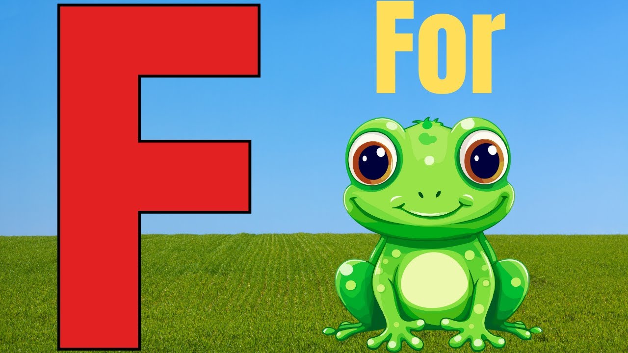 F For Frog Phonic Song - Adventure Toddler Learning Video Songs ...