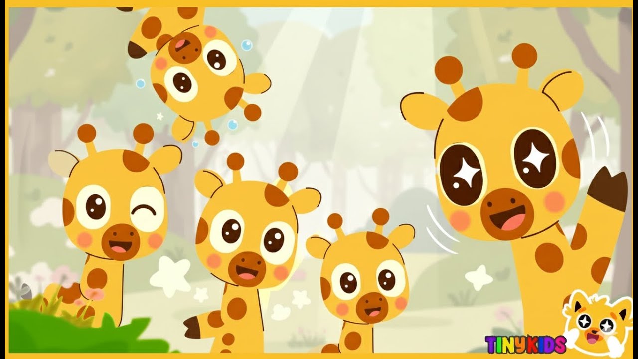 Five Little Giraffes | Kids Songs | Super Simple Songs - YouTube
