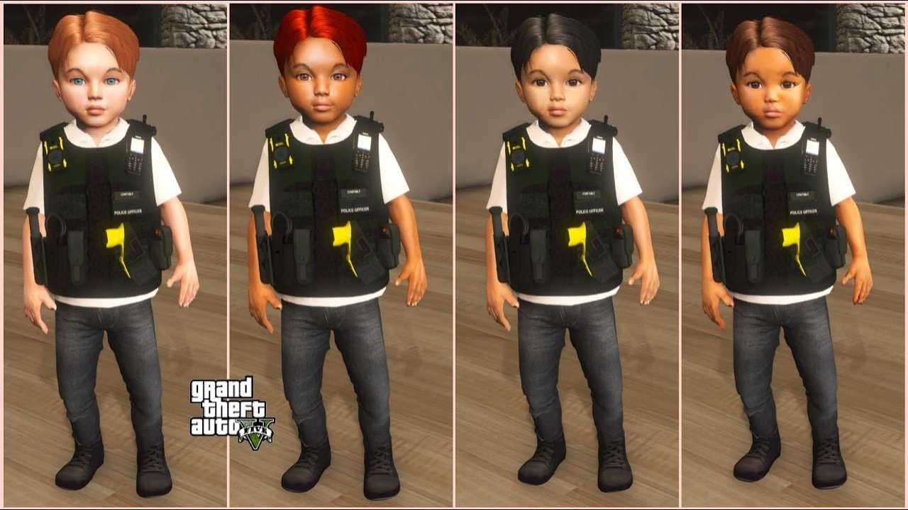 GTA 5: Police Baby Ped mod for FiveM / SP | Custom Baby Ped mods for ...