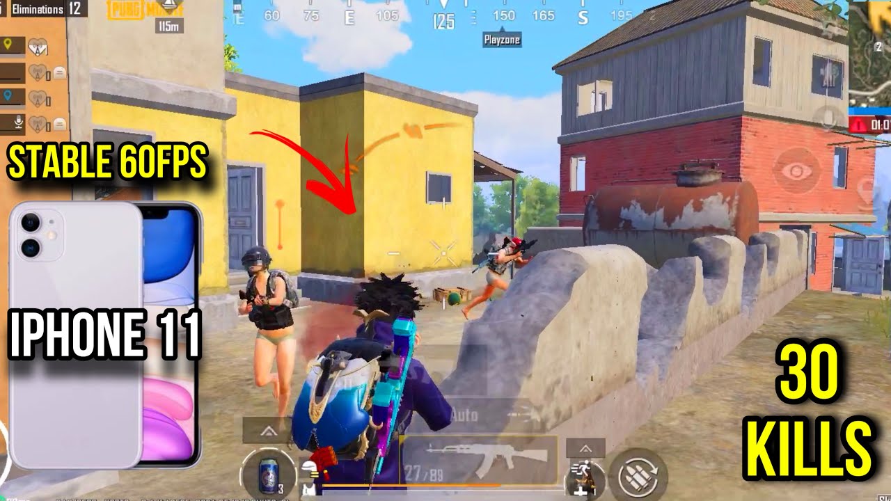 IPhone 11 Stable 60 FPS On Smooth Graphics | IPhone 11 PUBG Graphics ...