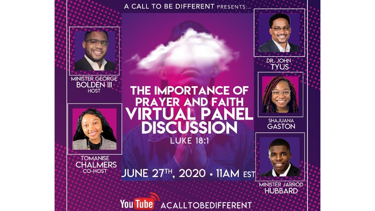 The Importance of Prayer & Faith Virtual Panel Discussion. - YouTube