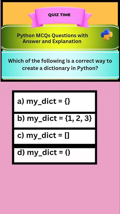 Python MCQs Question with Answers and Explanation#interview #education #education #exam #python ...