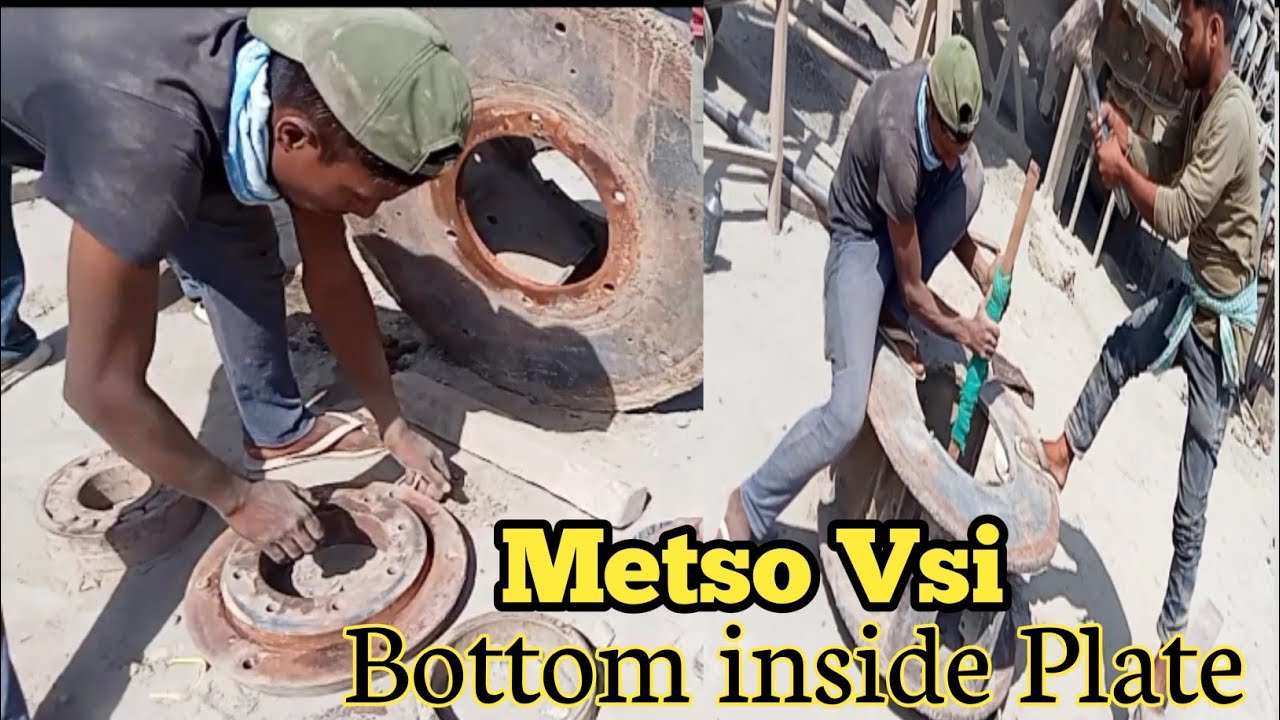 Bottom inside Plate Metso Vsi - YouTube