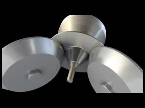 Spin Forming of a Stainless Steel Cone - YouTube