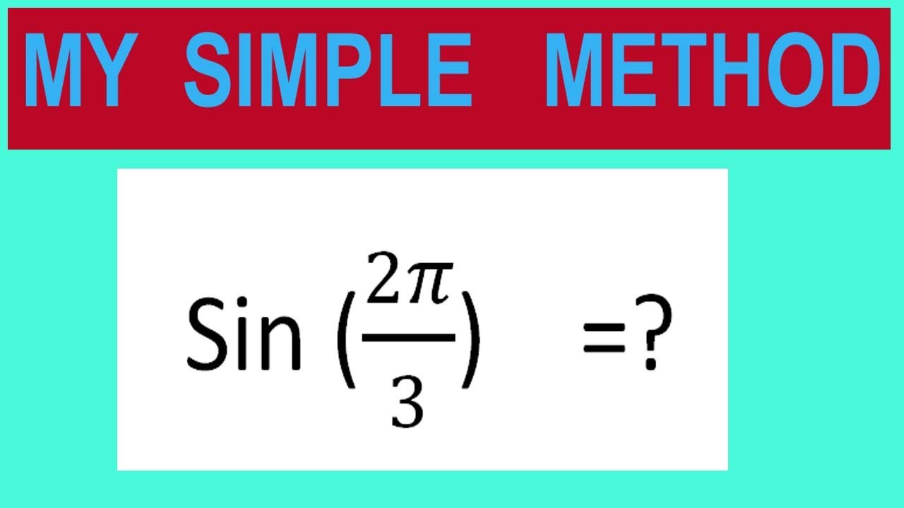 Sin 2 3 YouTube