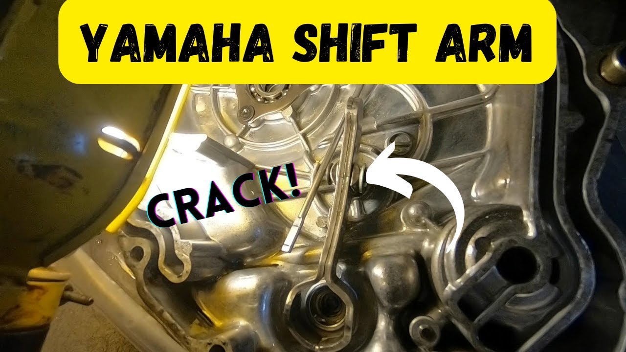 Yamaha 225DX Shift Arm Crack - YouTube