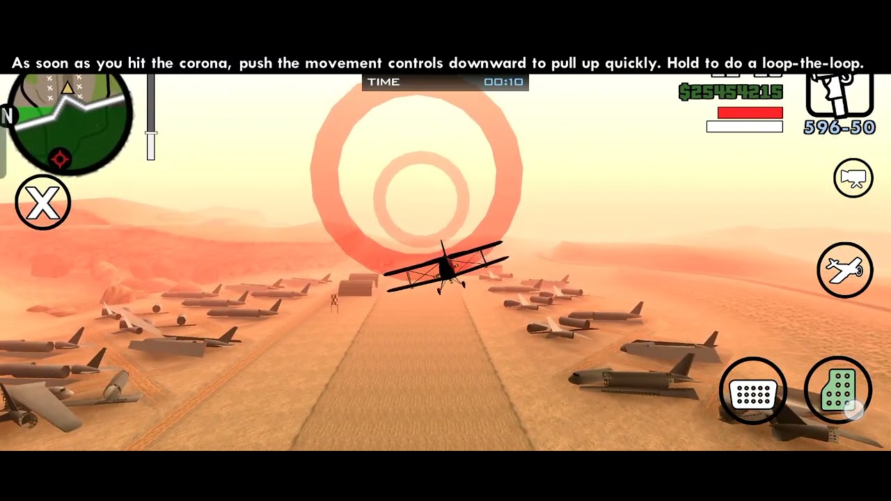 Sample For GTA San Andreas Learn to Fly in " Loop the Loop" Mission ...