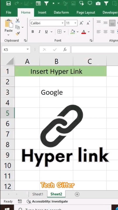 How to Insert Hyperlink - YouTube