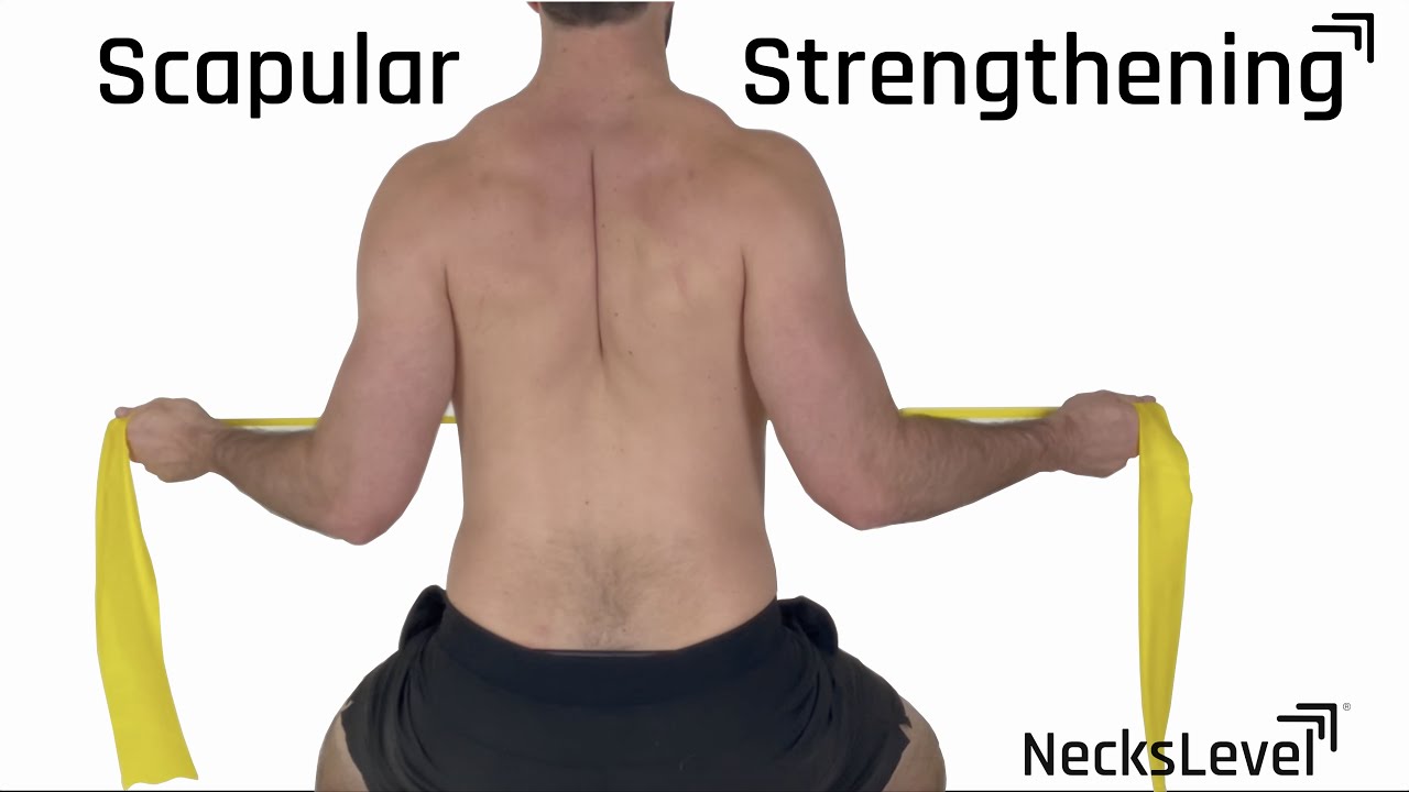 Scapular Strengthening Exercises - Treat your Neck Pain - YouTube