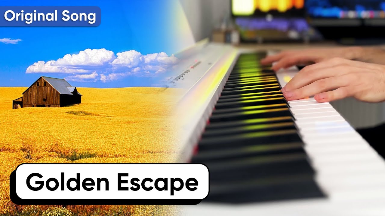Golden Escape | Relaxing Piano | White Piano Original Song - YouTube