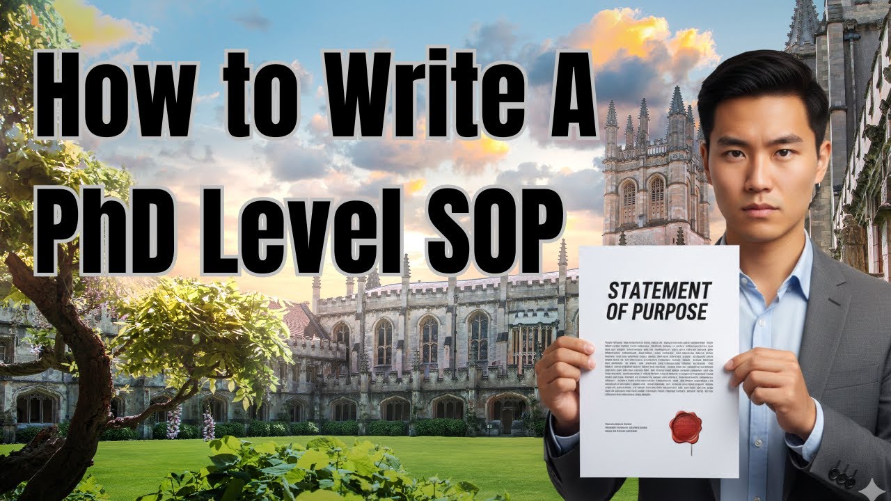 How to Write A PhD Level SOP - YouTube