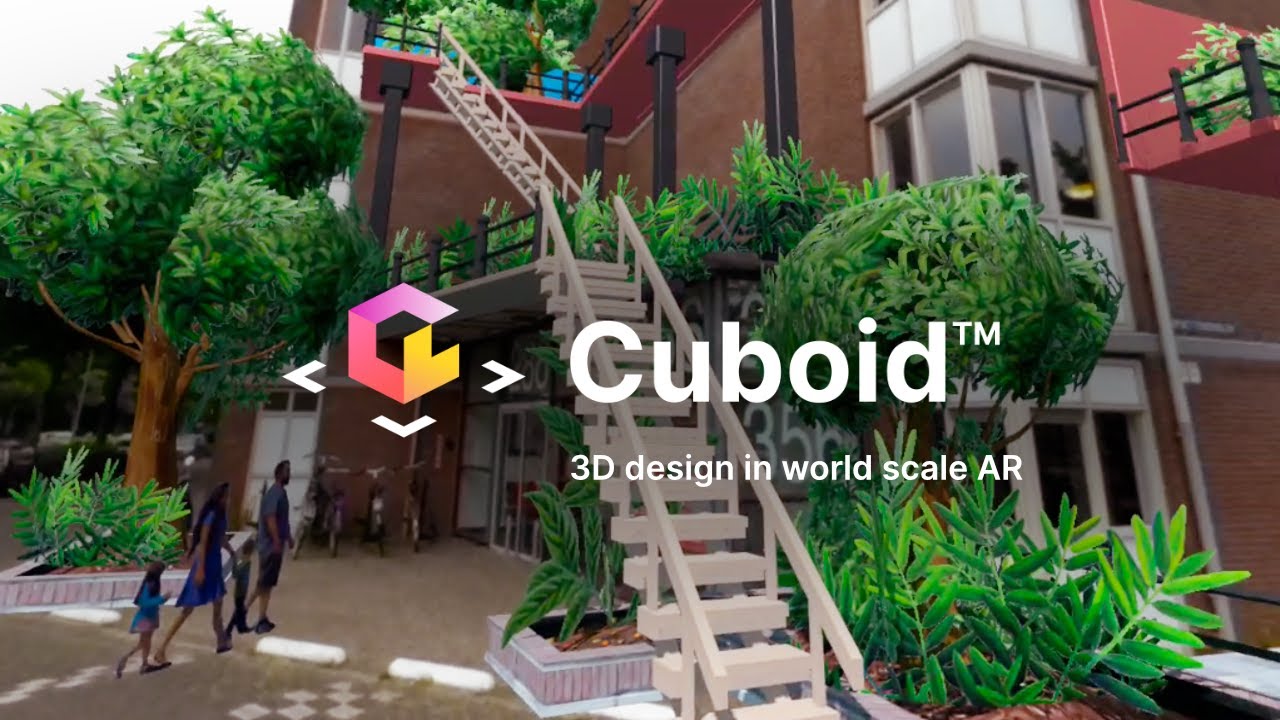 Cuboid - 3D design in world scale AR - YouTube