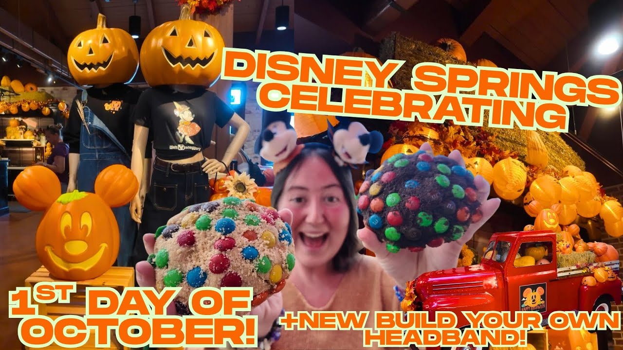 Disney Springs October 1st 🎃 | New Halloween Merch + Gideon’s ...