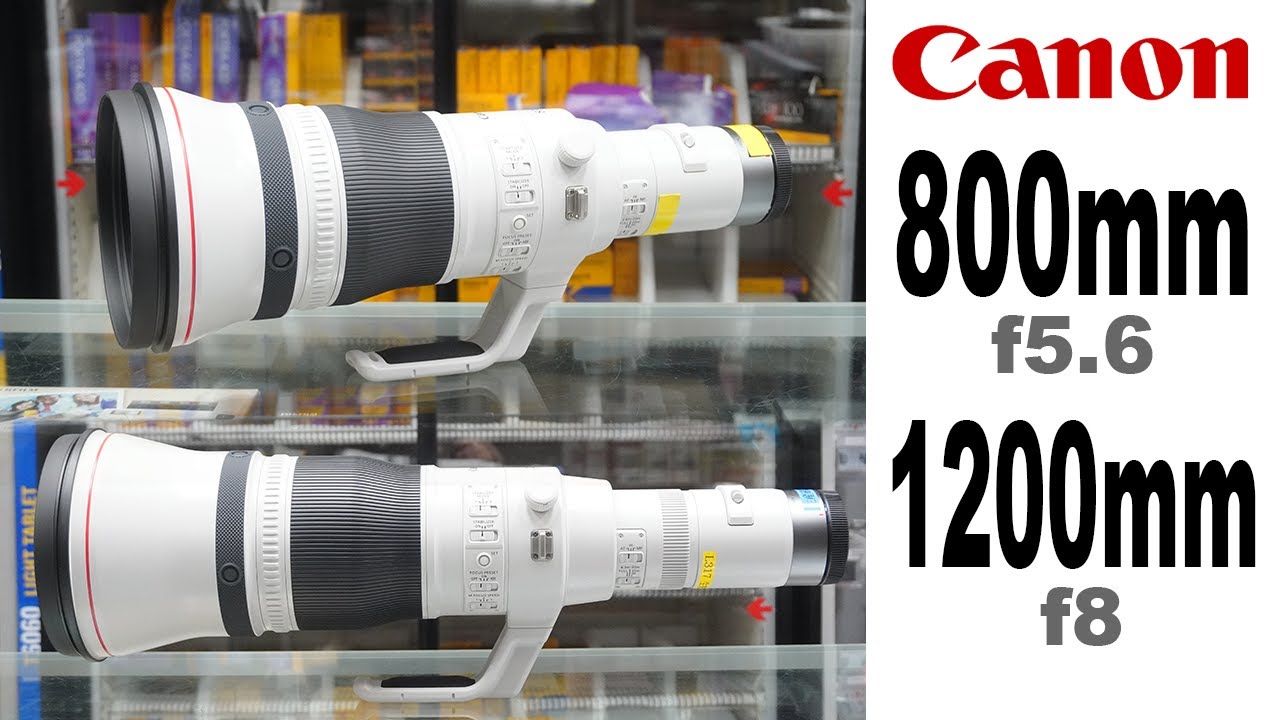 Canon RF 1200mm F8 y RF 800mm F5.6 (Presentación) - YouTube
