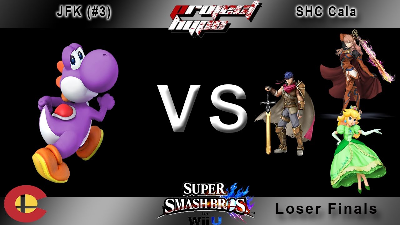 Singles - JFK (Yoshi) vs SHC Cala (Corrin, Ike, Peach) - LF - YouTube