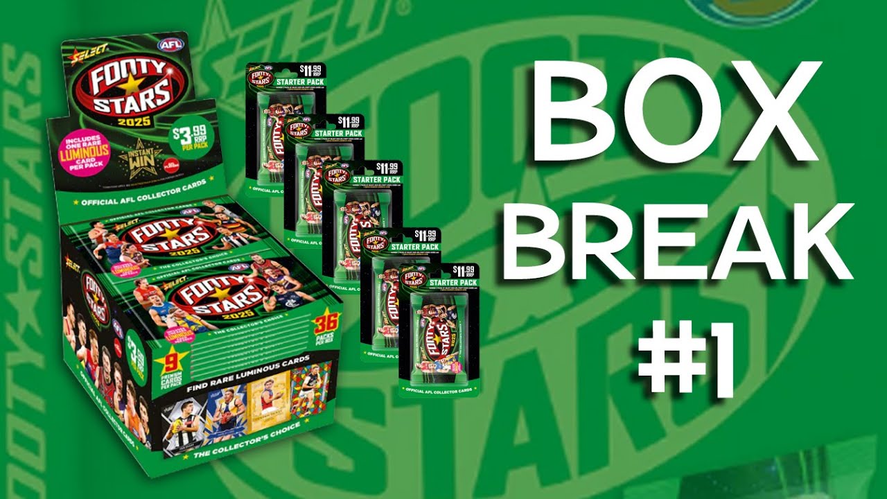 2025 AFL Select Box Break 1 - YouTube