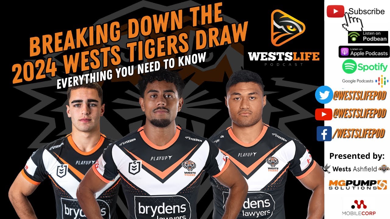 2024 Wests Tigers NRL NRLW draw breakdown - WestsLife Podcast - YouTube