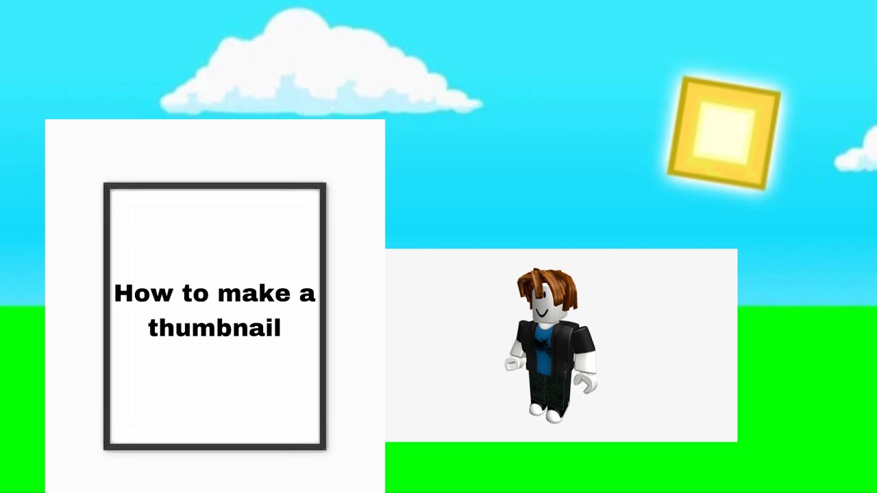 How to make a good thumbnail (tip) - YouTube
