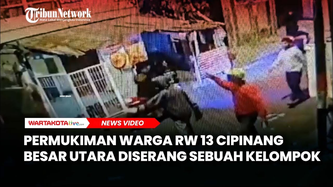 Permukiman Warga RW 13 Cipinang Besar Utara Diserang Sebuah Kelompok - YouTube