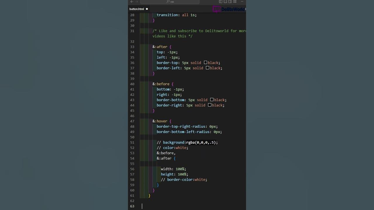 Button Animation | CSS HTML - YouTube