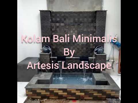 Kolam minimalis dan proses pengerjaannya
