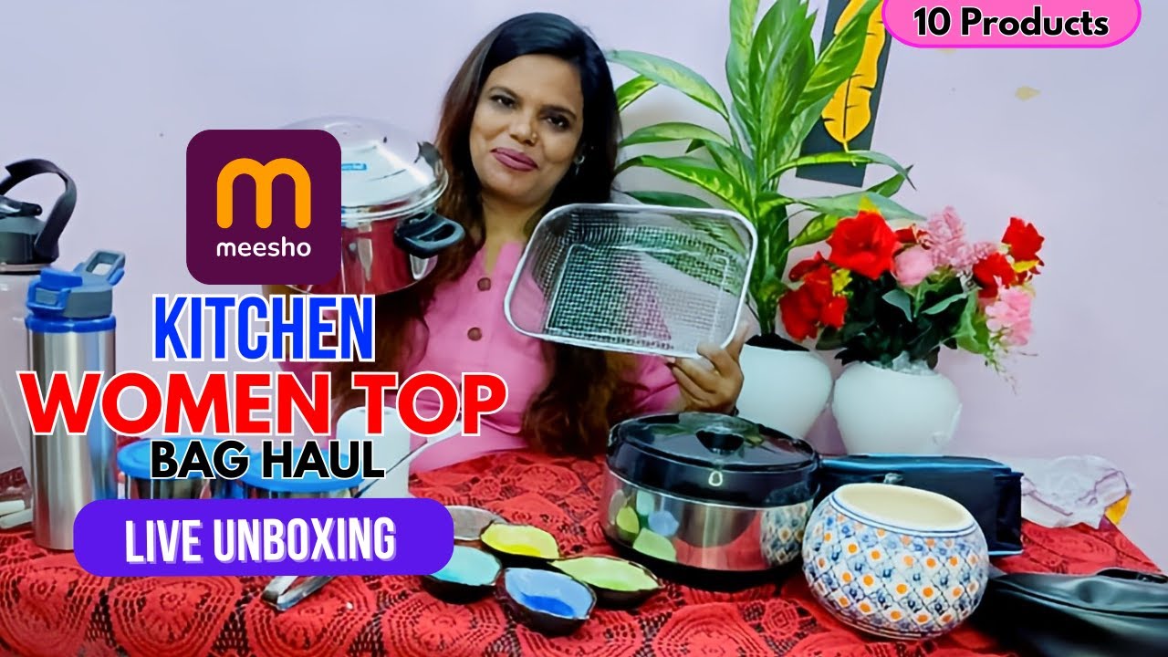 Meesho Kitchen Women Top Bag Haul | Meesho Random Finds Haul | Meesho ...