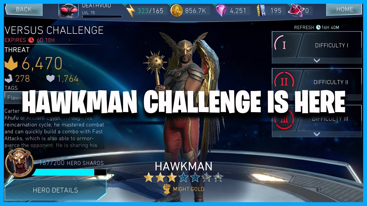 Injustice 2 Mobile | Hawkman Challenge is Here - YouTube