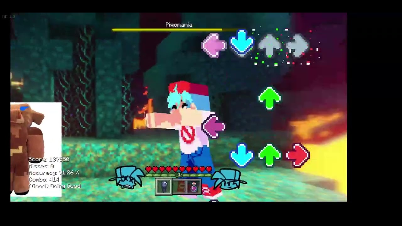 #fridaynightfunkin FNF Minecraft V1 *Bonus* - YouTube