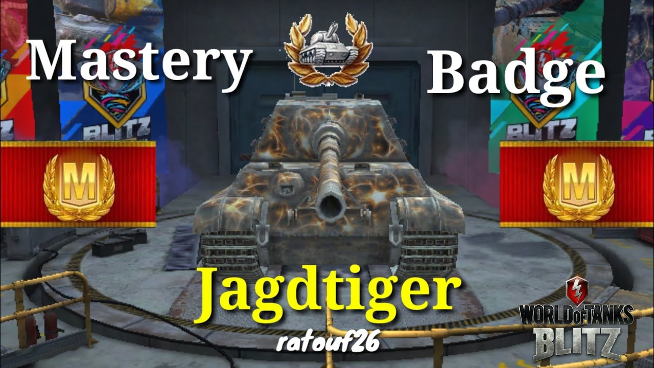 Jagdtiger mastery badge #wotb - YouTube