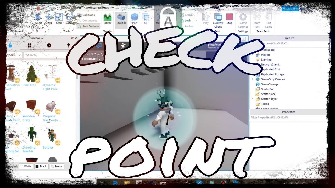 Como fazer um checkpoint para seu jogo no roblox 👍🤩 - YouTube