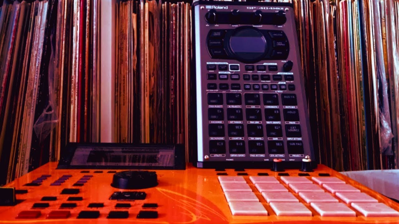 MPC 2000xl live beat making (vinyl samples) - YouTube