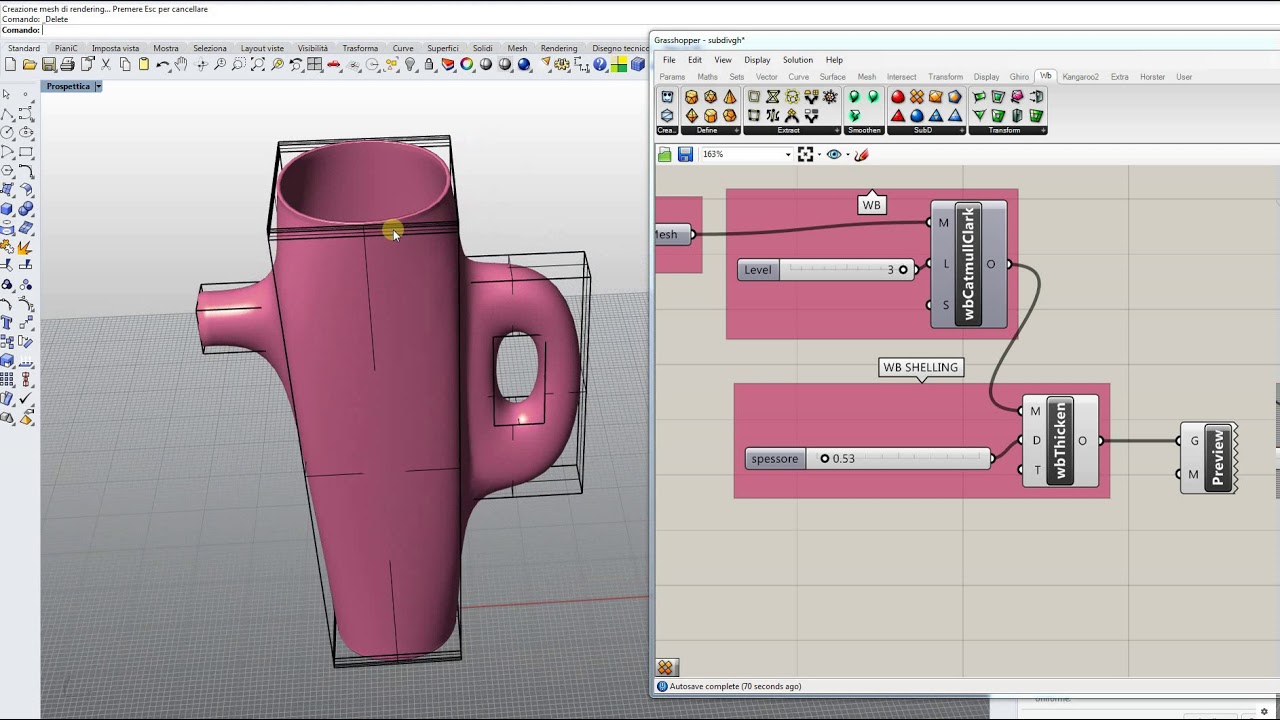 Tutorial Rhinoceros 6 Mesh Booleans Loxasynergy