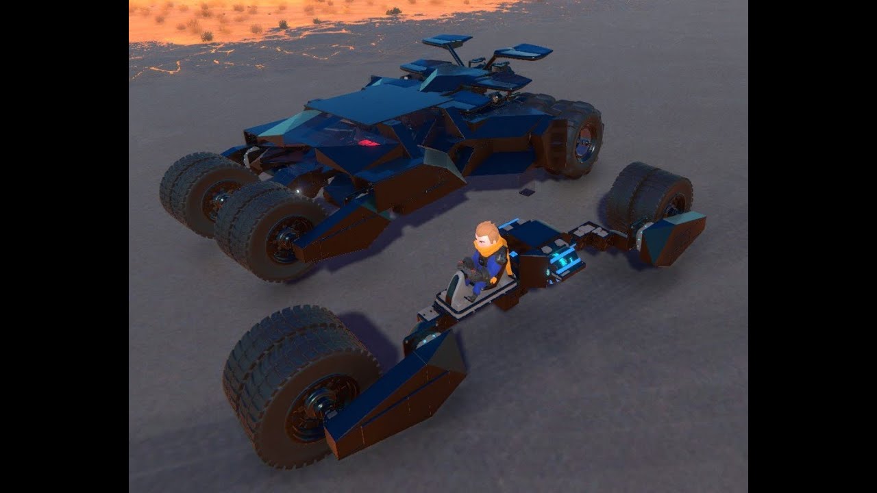 Batmobile Tumbler with Batpod with Build Conversion - YouTube