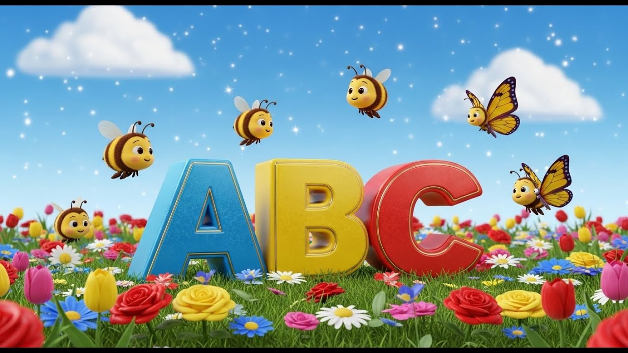 ABC Garden of Flowers 🌸🌼 | Alphabet Song for Kids | Learn A to Z in the ...