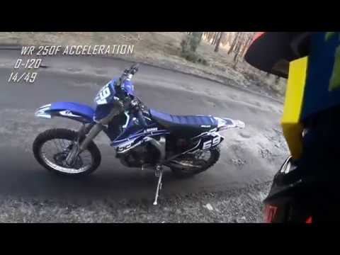 5 zaworowa YAMAHA WR 250F - Przyspieszenie - VMAX - YouTube