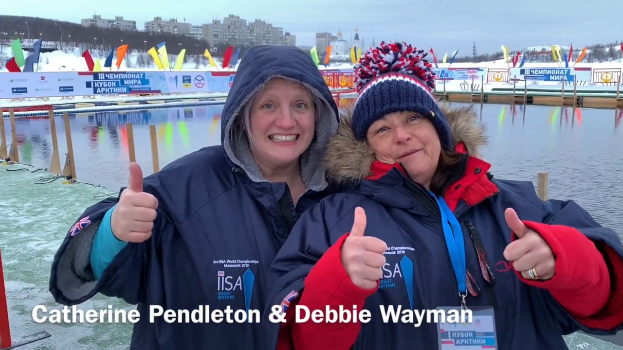 Morning of ice swim world champs in the Arctic (with Cath Pendleton ...