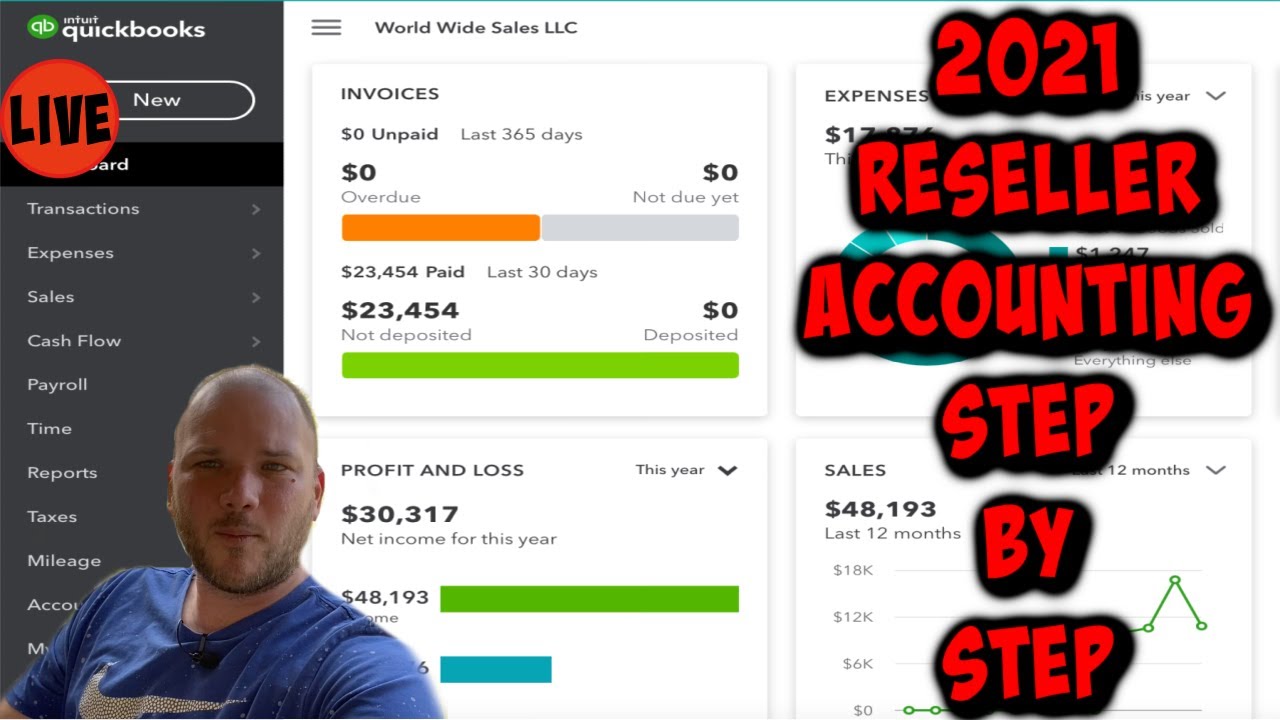 Reseller Accounting & How to use Excel Sheets & Quickbooks in 2021 ...