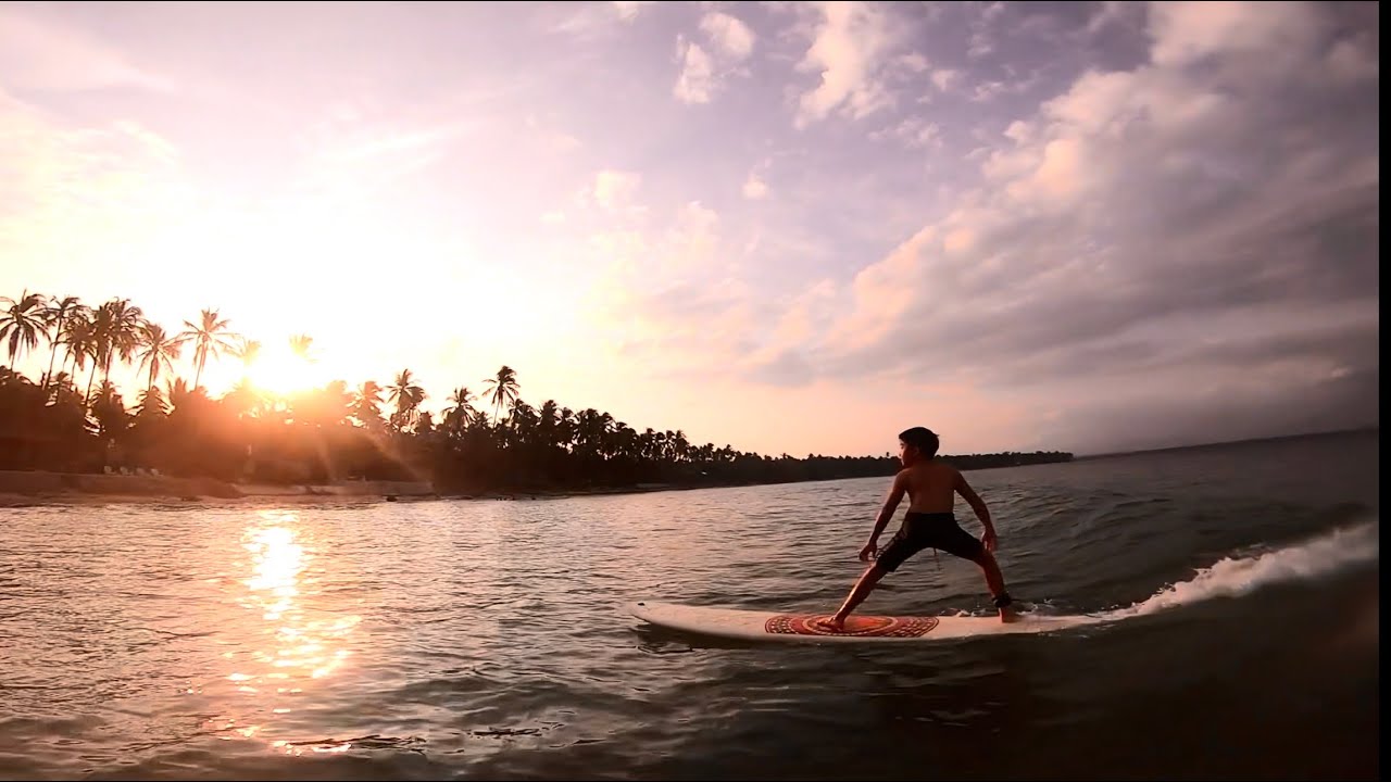 Surfing Small Waves in Mati (offseason) - YouTube