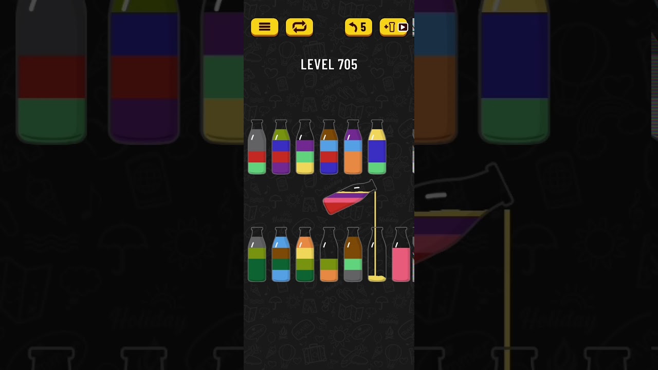 Soda Sort Puzzle Level 705 Walkthrough Solution Android/iOS - YouTube