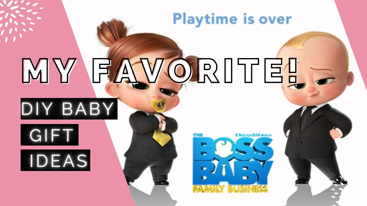 Boss Baby 2/ DIY Baby gift item ideas - YouTube