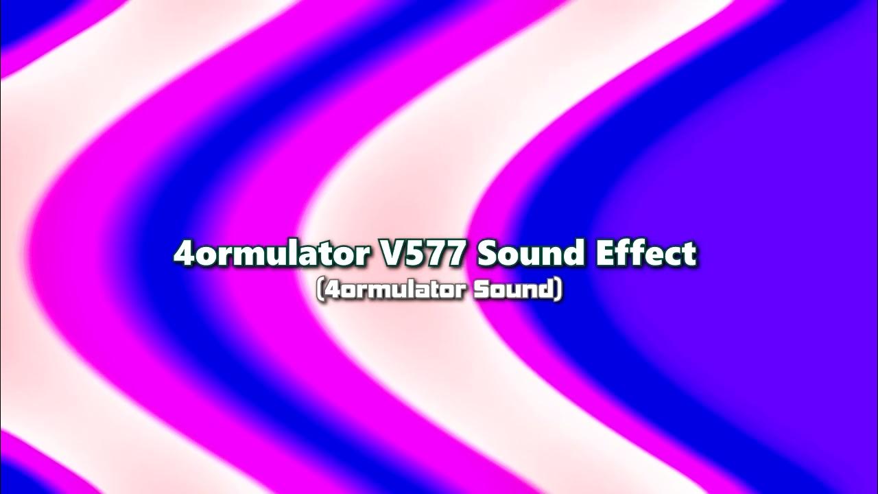 4ormulator V577 Sound Effect - YouTube