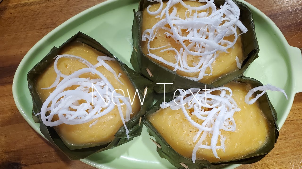 Rice Steamed Palm Toddy Cake (Khmer call Nom Akor Tnout) Dessert Recipe ...
