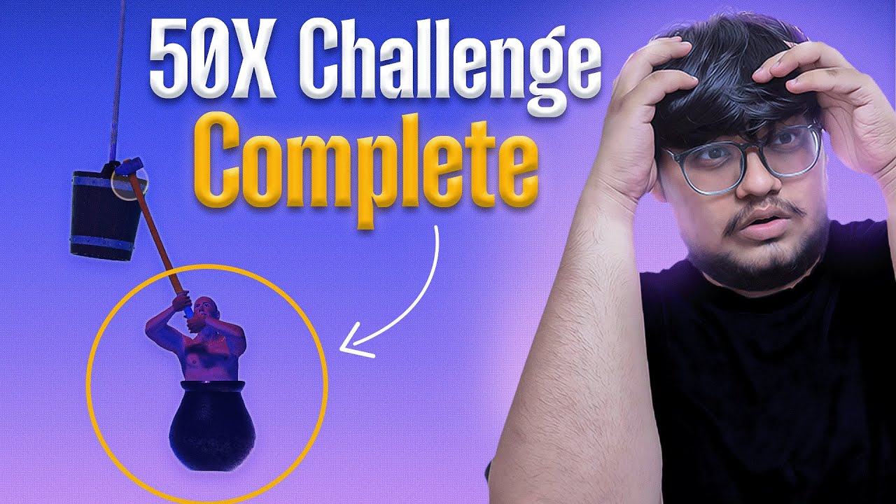 50 TIMES !!!!! GETTING OVER IT | GOLDEN POT JOURNEY - YouTube