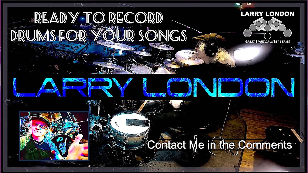 Larry London: Drum Recording for Hire Promo- Sampler (Various Drum ...