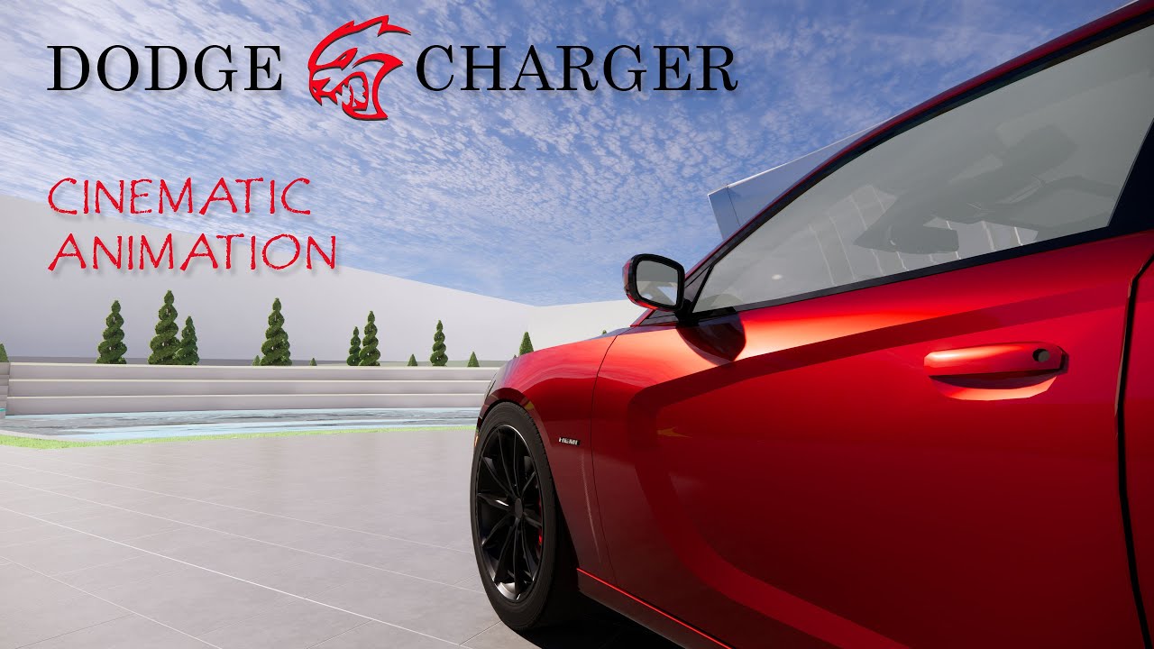 Realistic Render Animation | DODGE CHARGER - YouTube