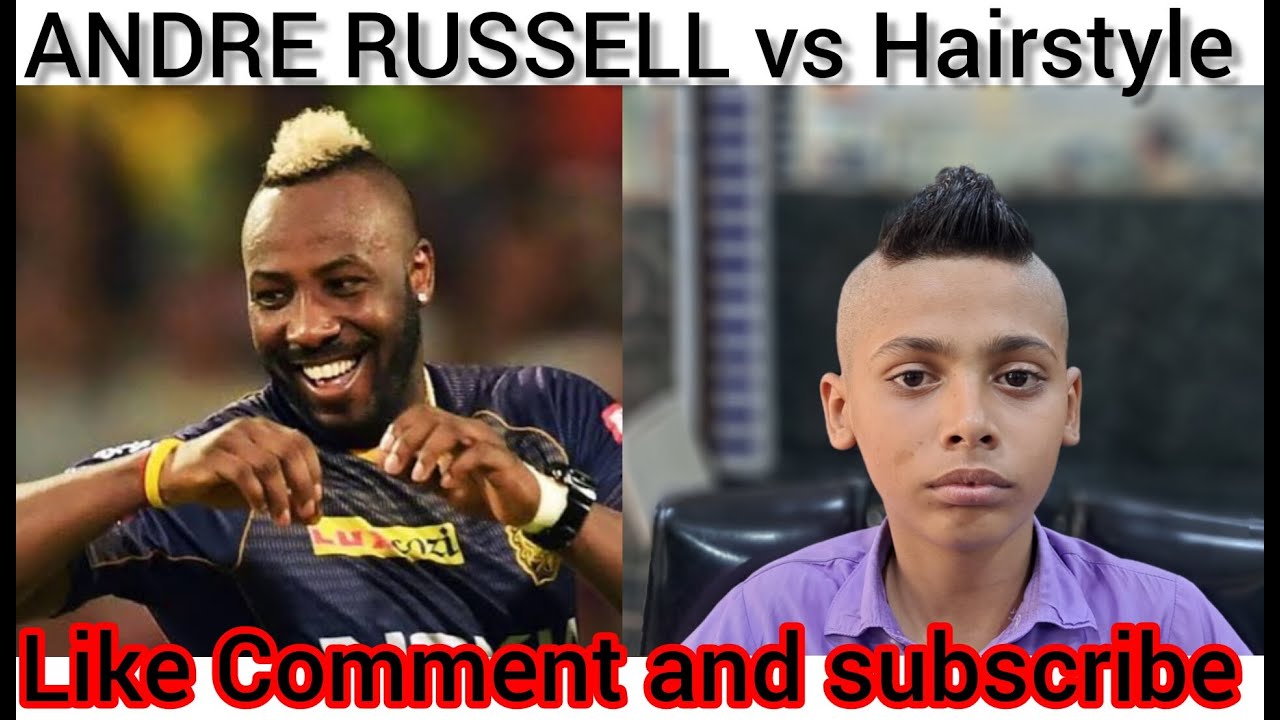ANDRE RUSSELL vs Hairstyle - YouTube