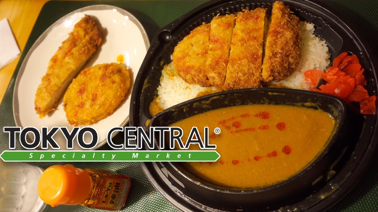 Tokyo Central Market Katsu Curry 🍛 Deli & Buffet Haul [ASMR] - YouTube